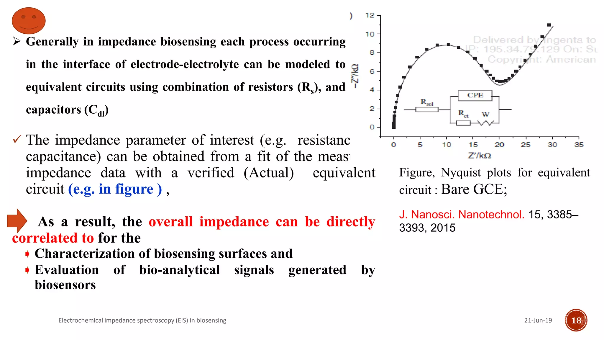 Electrochemical impedance spectroscopy (EIS) | PDF