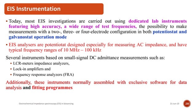 Electrochemical impedance spectroscopy (EIS) | PDF | Chemistry | Science