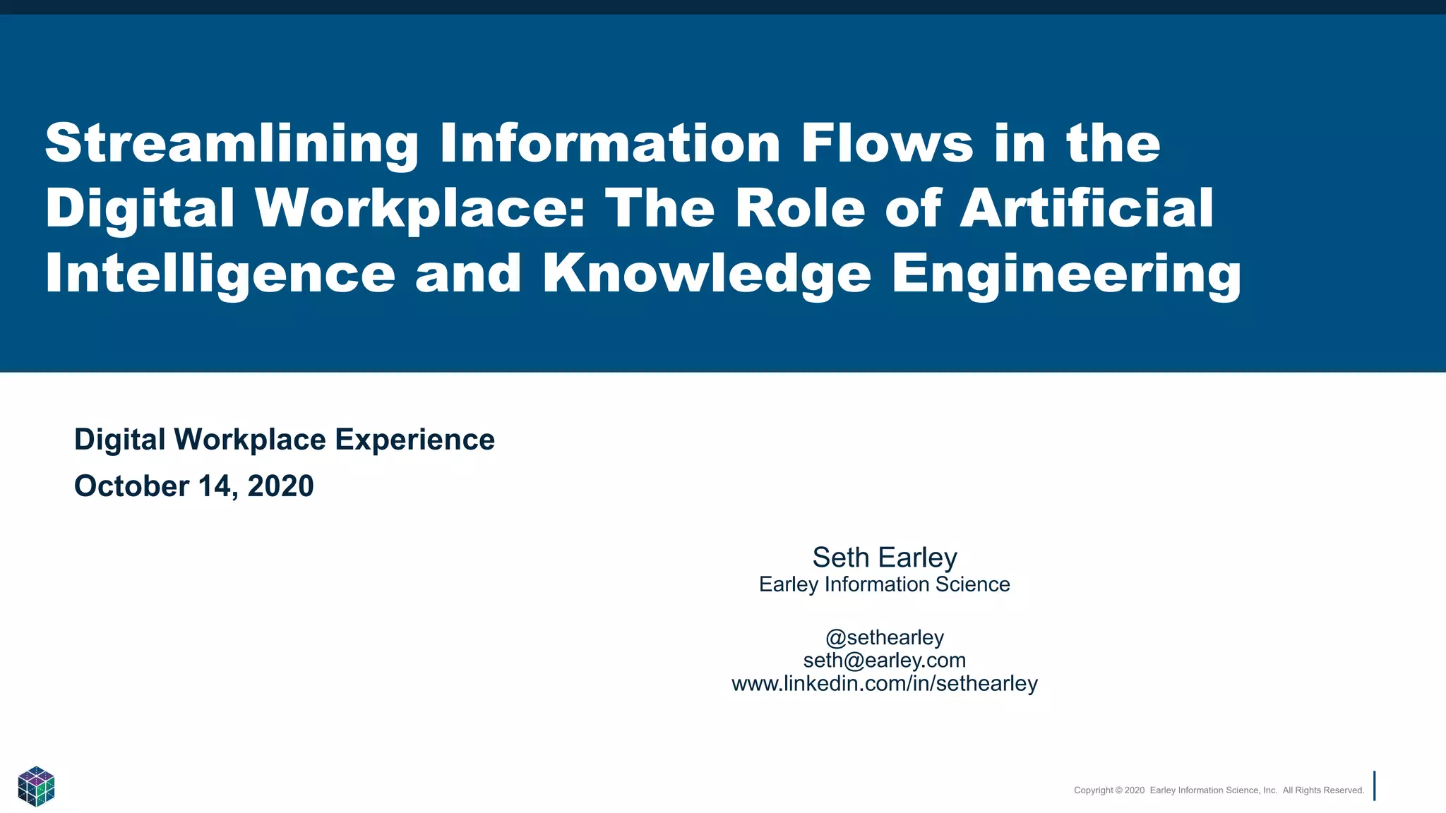 Streamlining Information Flows In The Digital Workplace | PPT