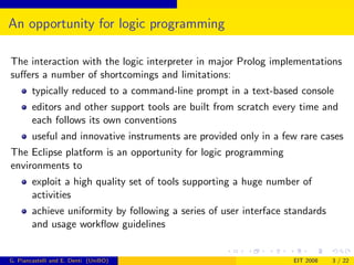 Designing a Development Environment for Logic and Multi-Paradigm Programming | PDF