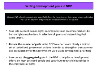 Work on development from a human rights perspective | PPT