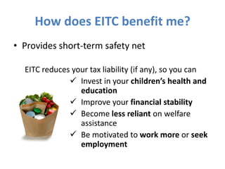 Earned Income Tax Credit (EITC) | PPTX | Government Support and Welfare ...