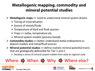 A new metallogenic framework to aid mineral exploration in the Cobar ...