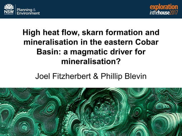 High heat flow, skarn formation and mineralisation in the eastern Cobar ...