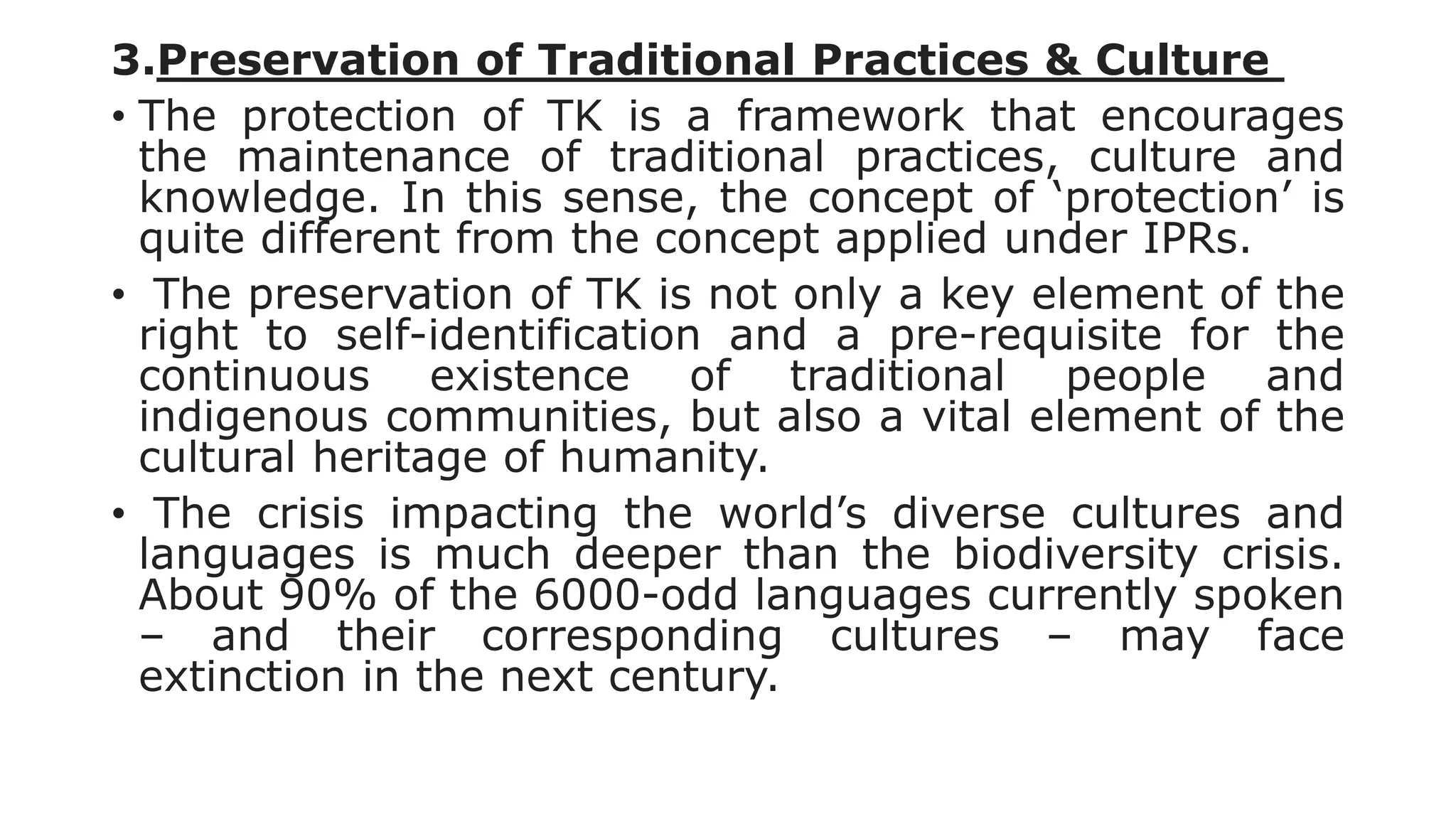 traditionalknowledge ppt for science and | PPT