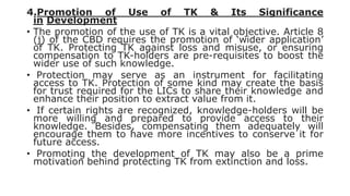 traditionalknowledge ppt for science and | PPT