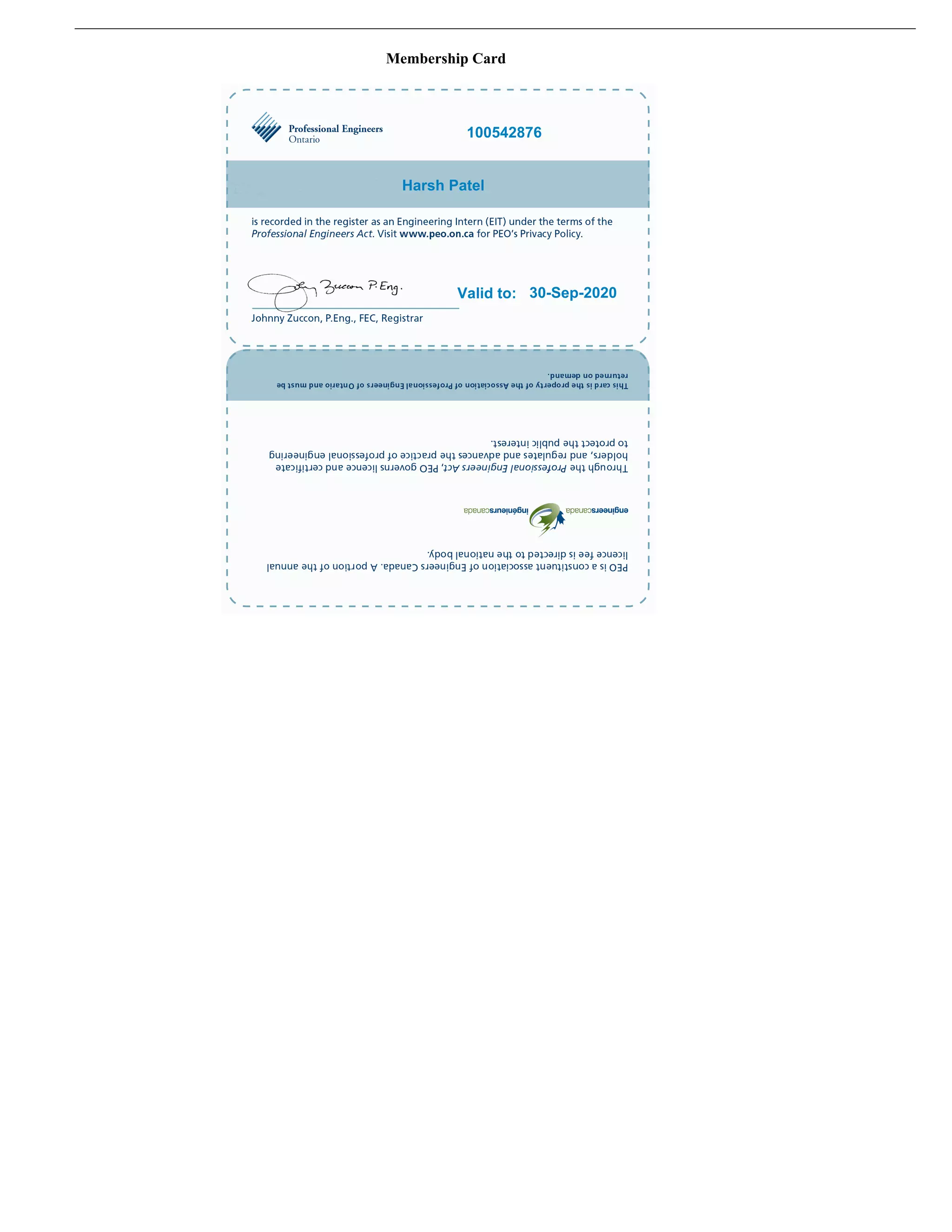 EIT Membership Card | PDF