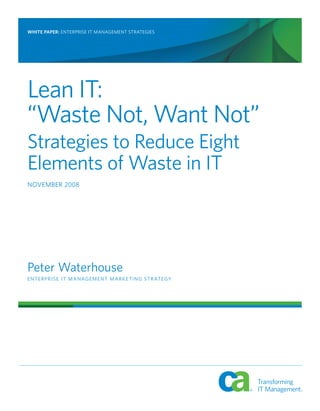 Lean It | PDF