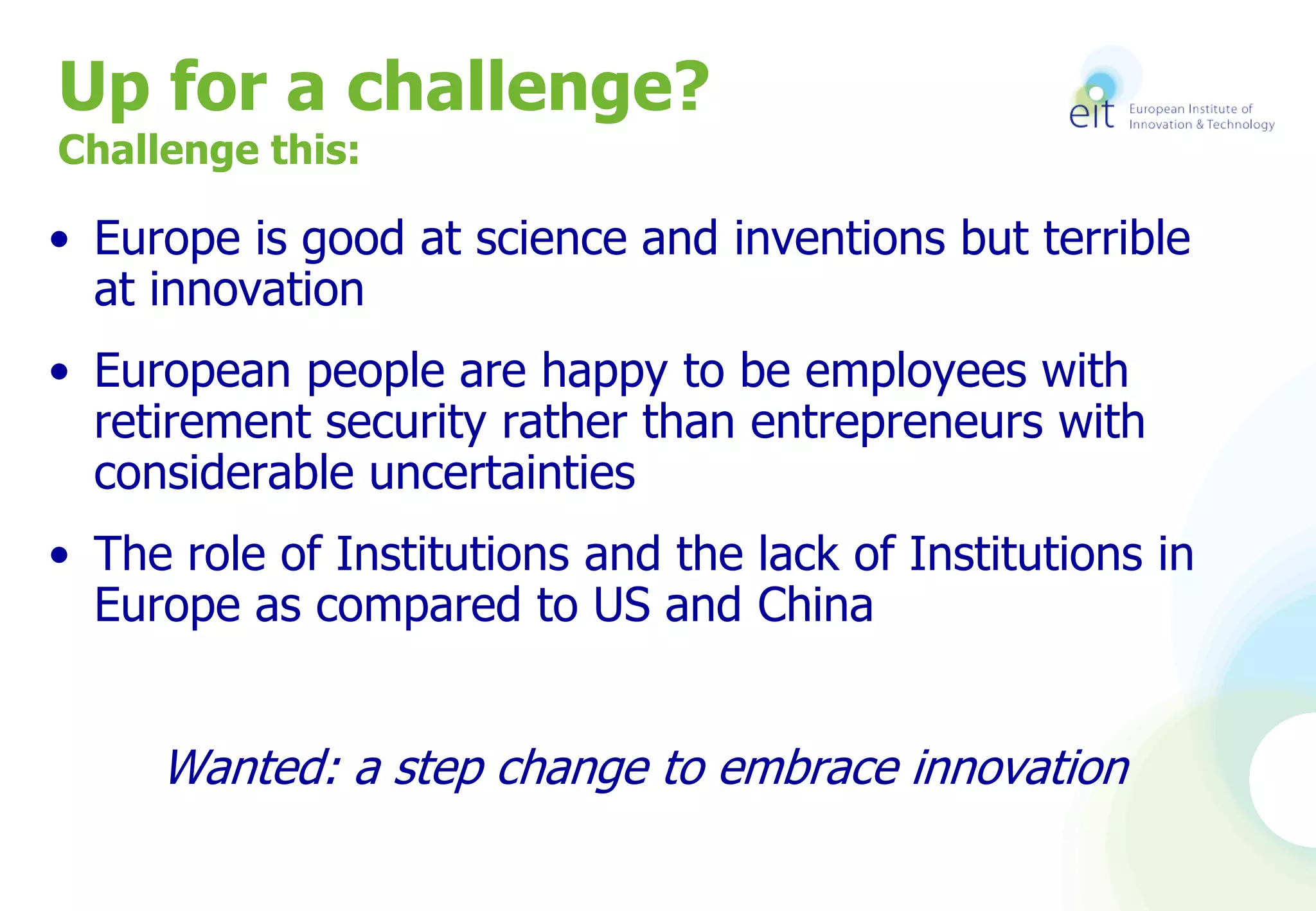 The EIT in a nutshell | PDF