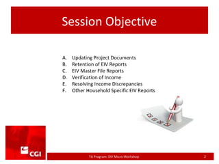 Eiv micro workshop presentation | PPT