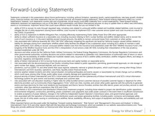 Edison International July 2020 Business Update | PPT