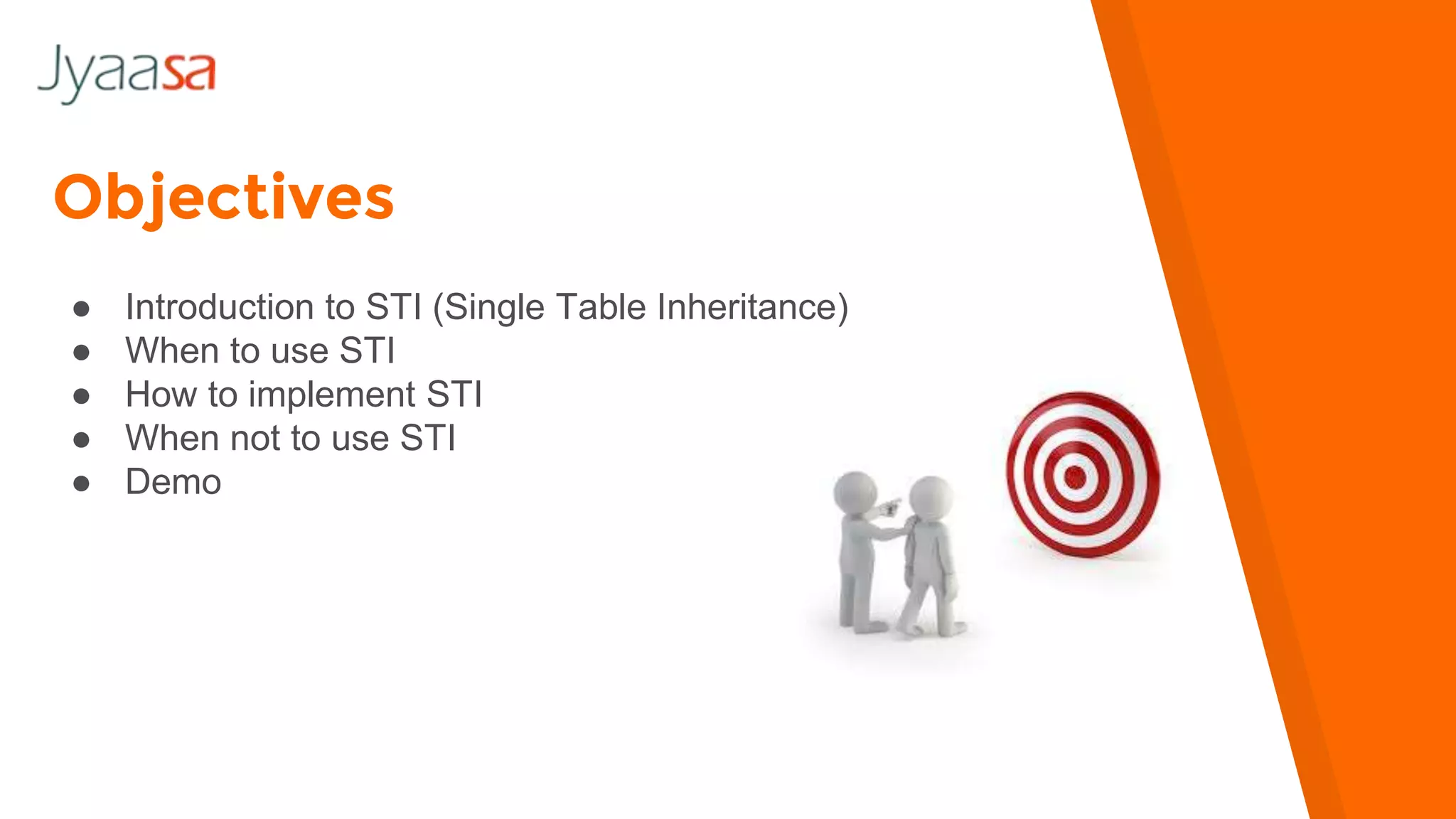 Single table inheritance | PPTX