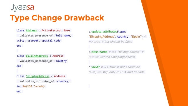 Single table inheritance | PPTX