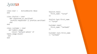 Single table inheritance | PPTX