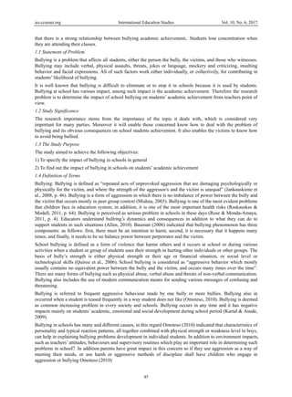 bullying research moto | PDF | Professional School | Postgraduate Education