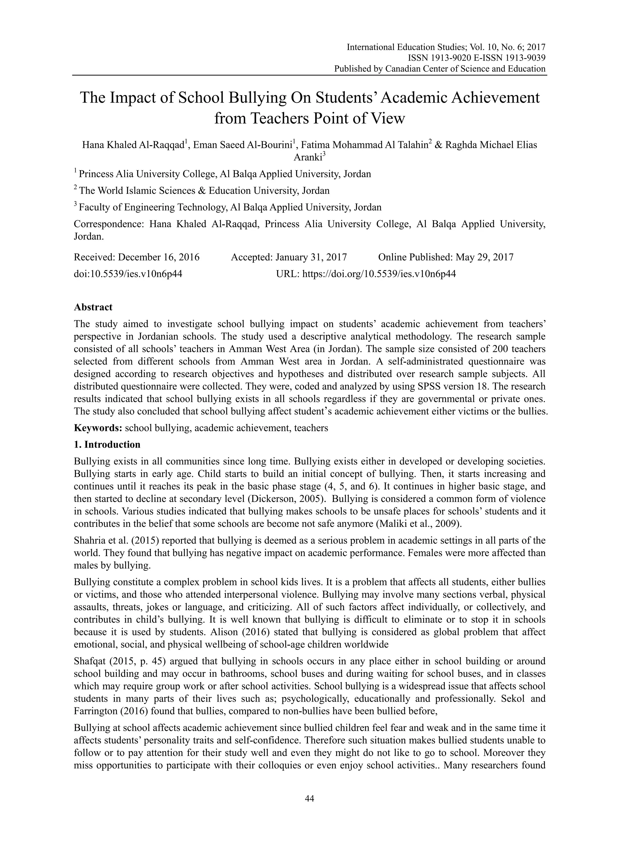 BULLYING | PDF