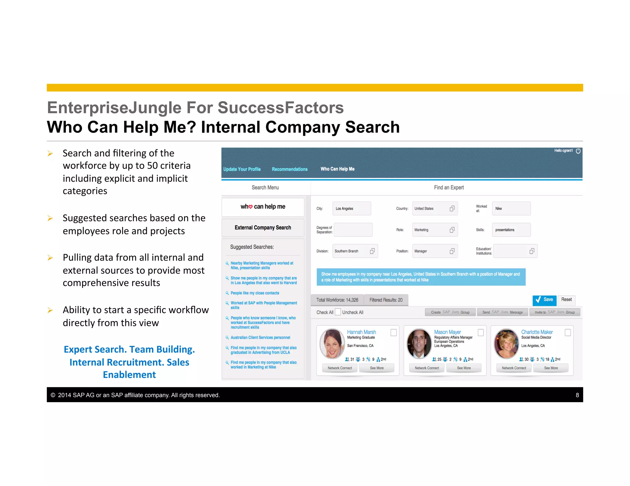 EnterpriseJungle For SuccessFactors - SuccessConnect L1 Overview ...