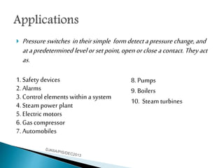 Pressure Switch | PPTX