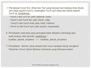 Ejaan Bahasa Indonesia.ppt