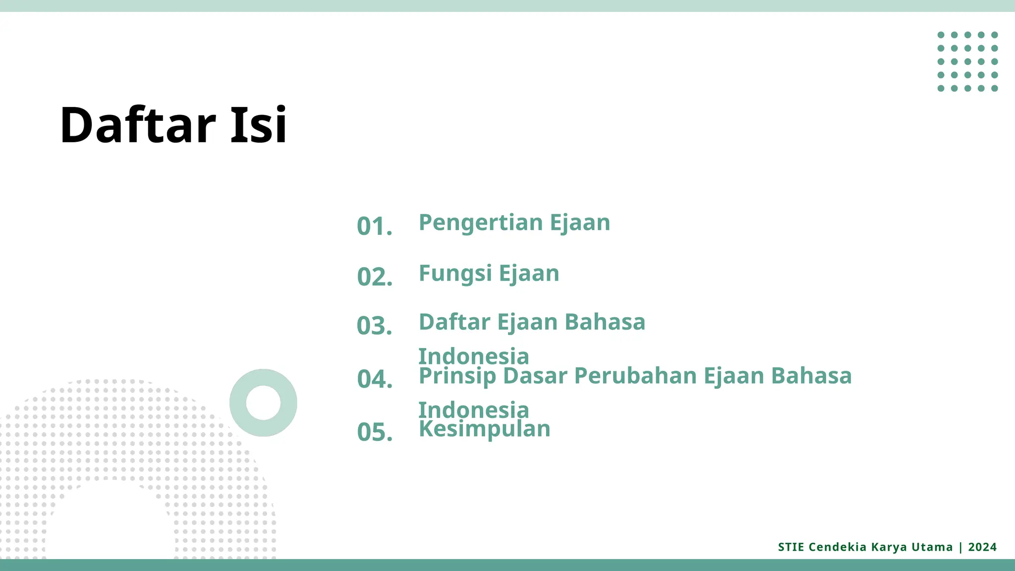 PRESENTASI BAB IV EJAAN BAHASA INDONESIA.pptx