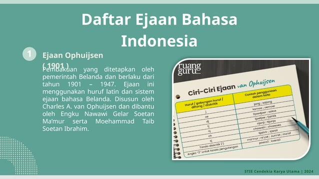PRESENTASI BAB IV EJAAN BAHASA INDONESIA.pptx
