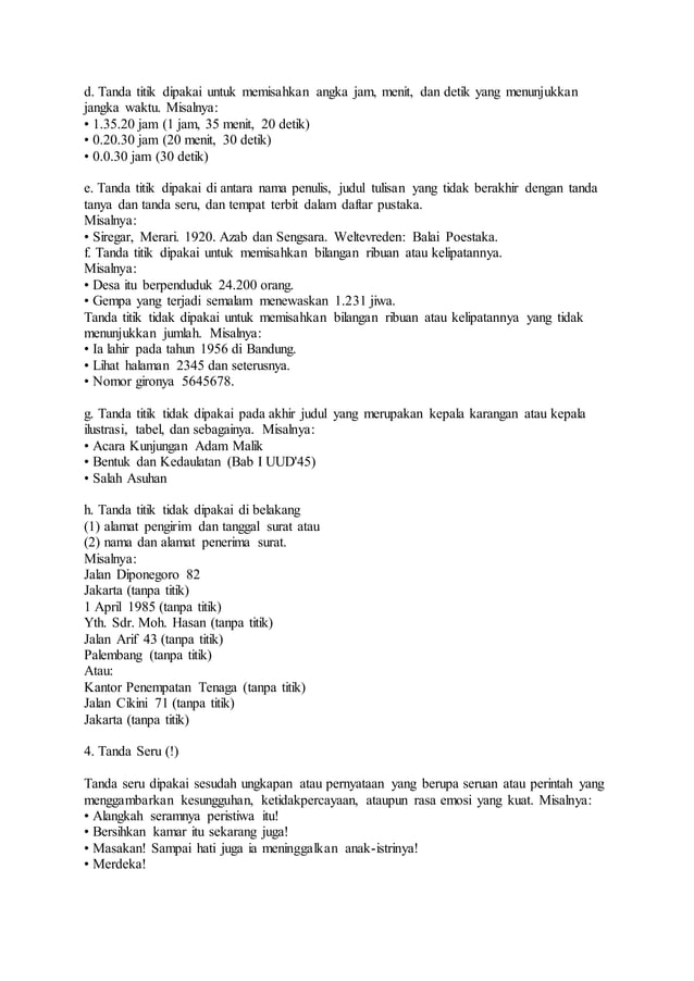 Ejaan yang disempurnakan | PDF