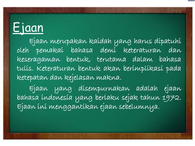 Ejaan yang disempurnakan(eyd)eea | PPTX