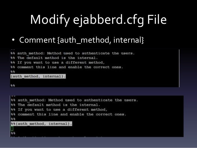 Configure ejabberd - sinmyte