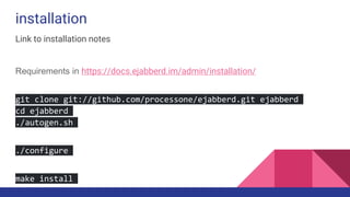 Ejabberd Session | PPTX | Internet | Computing