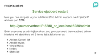 Ejabberd with xmpp | PPTX