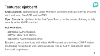 Ejabberd with xmpp | PPTX