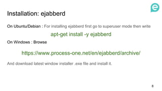 Ejabberd with xmpp | PPTX