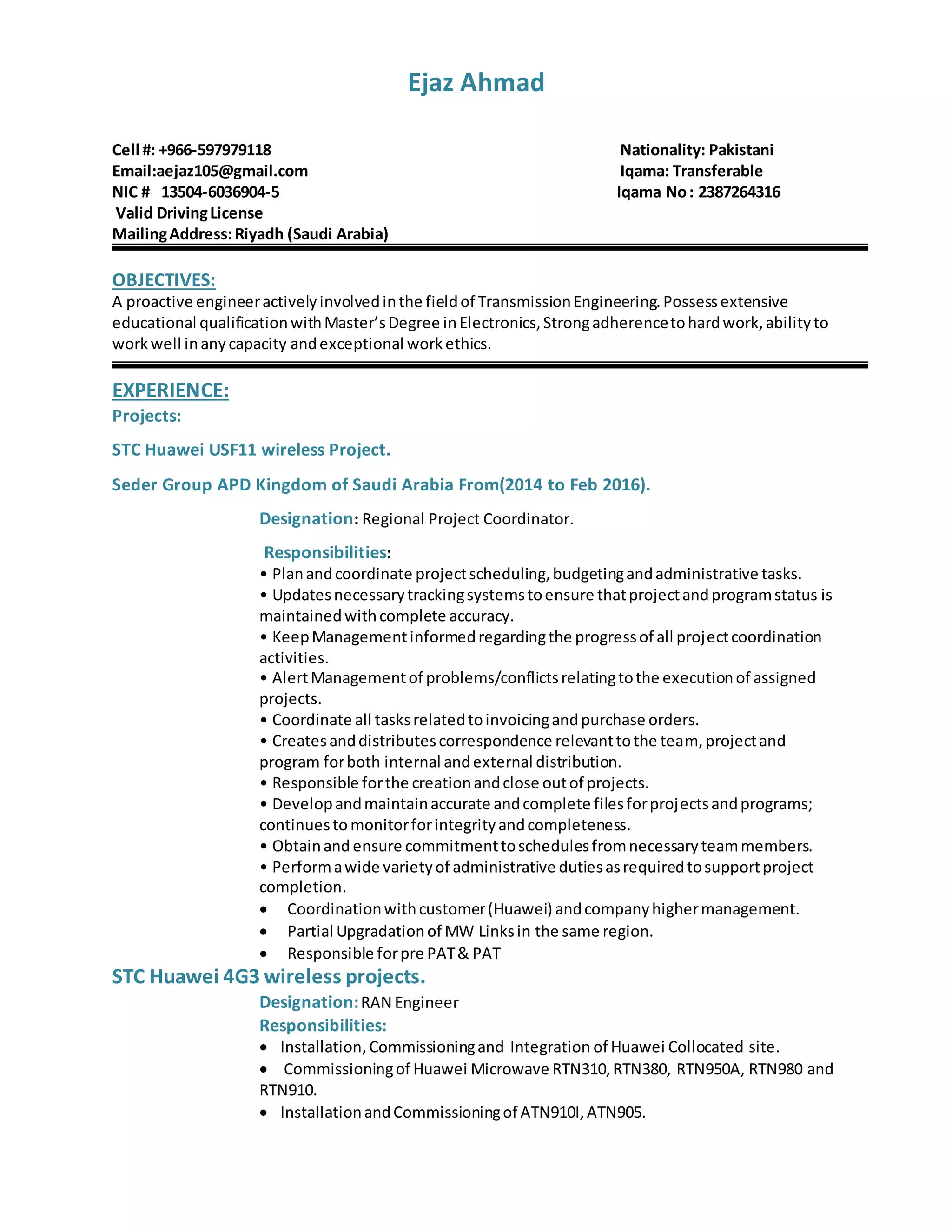 Telecom Engineer | PDF