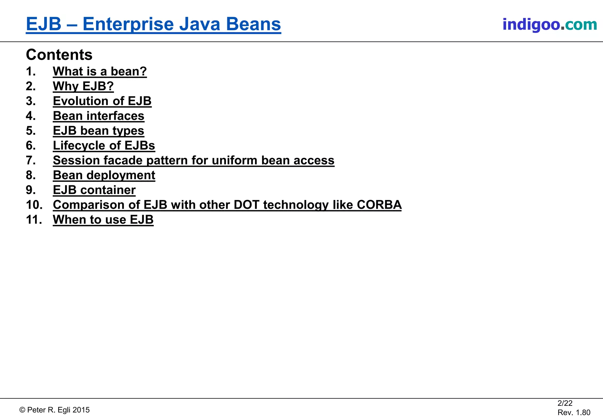 Enterprise Java Beans - EJB | PPT