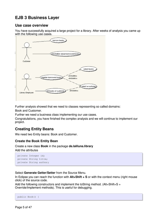 Ejb3 Struts Tutorial En | PDF