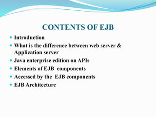 Ejb and jsp | PPTX