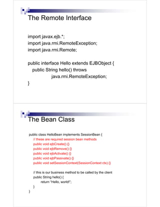 Ejb examples | PDF | Databases | Computer Software and Applications