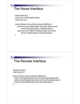 Ejb examples | PDF | Databases | Computer Software and Applications