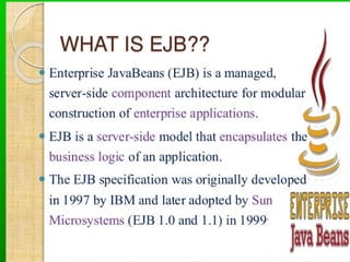Ejb in java. part 1. | PPT