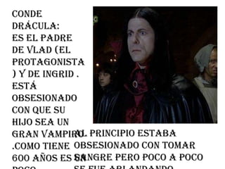 El jovencito Drácula | PPTX