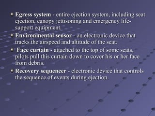 Ejection seat | PPT