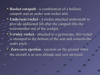 Ejection seat | PPT