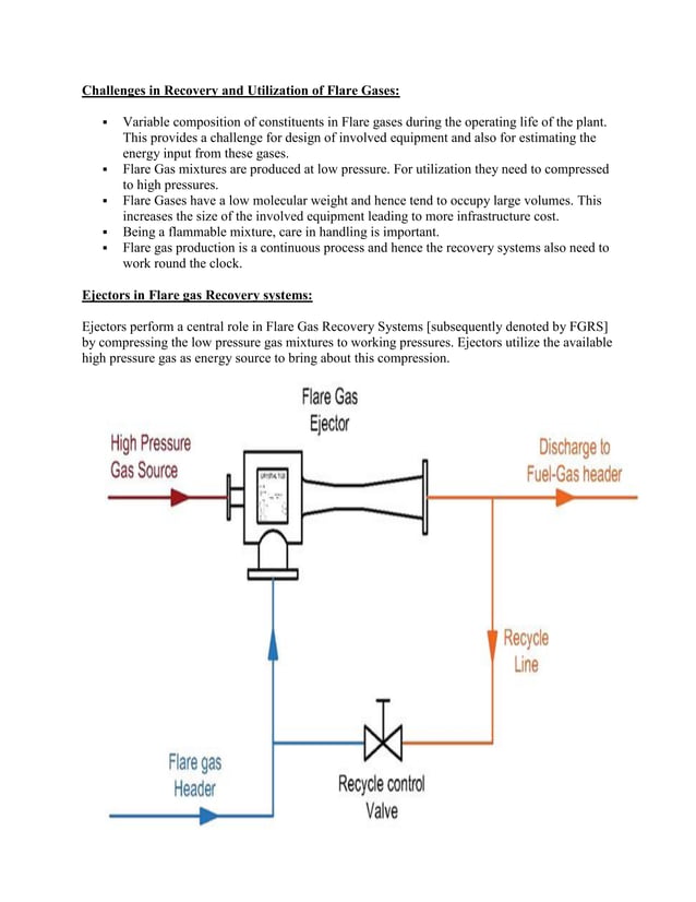 Ejectors in Flare Gas Recovery Systems | PDF | Indoor Environmental ...