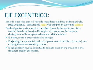 Eje excentrico[1] | PPTX