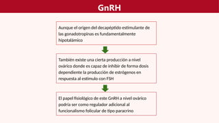 eje hipotalamo-hipofisario-ovarico ginecología | PPTX