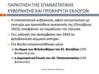 ΕΝΟΤΗΤΑ 39 Εξελίξεις σε Ελλάδα και Τουρκία μετά το μικρασιατικό πόλεμο ...
