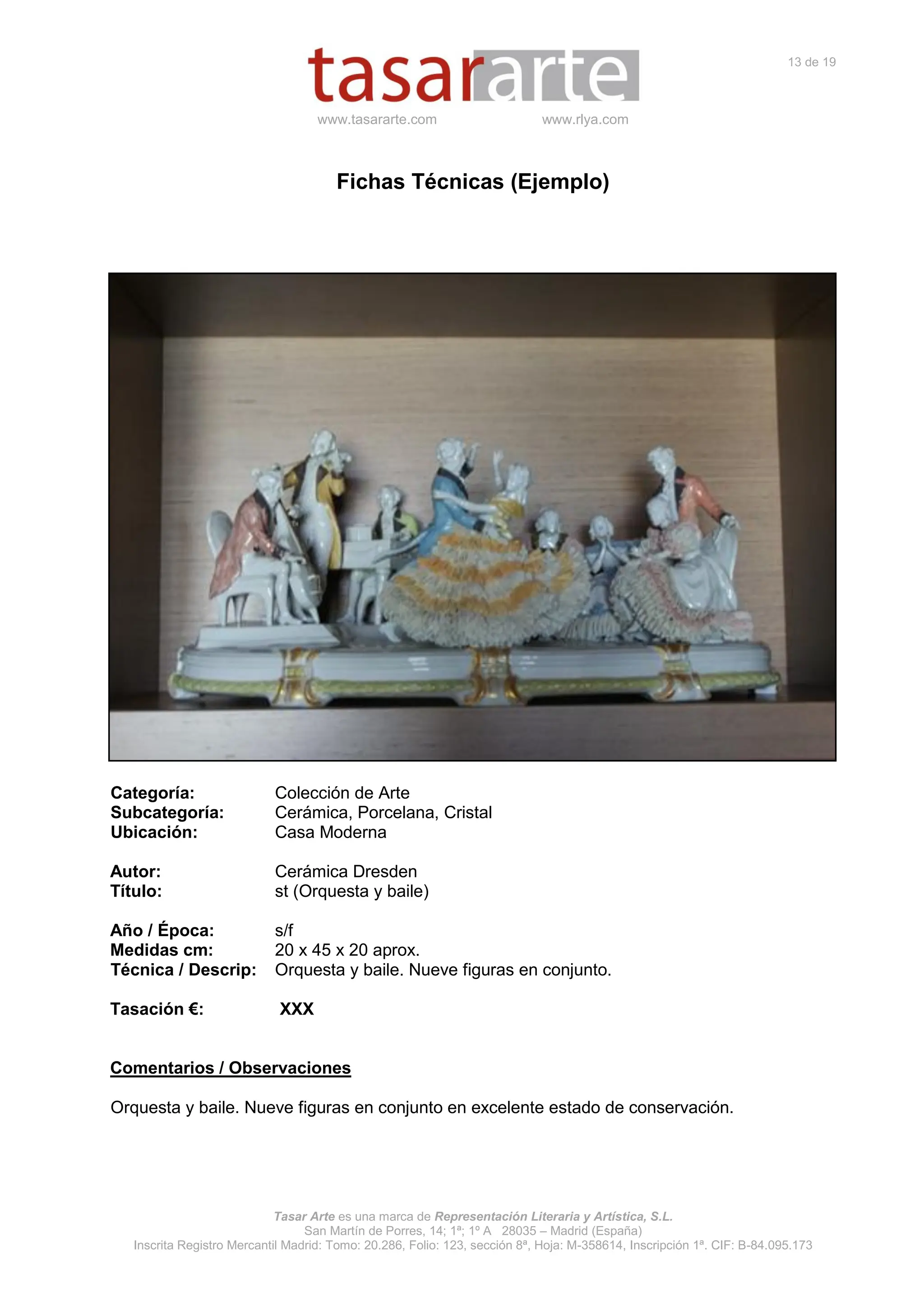 ejemplo-fichas-tecnicas. exposion de obras en museos | PDF