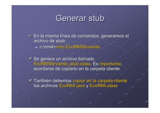 Ejemplo Java Rmi | PDF