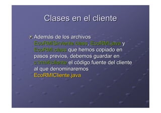 Ejemplo Java Rmi | PDF