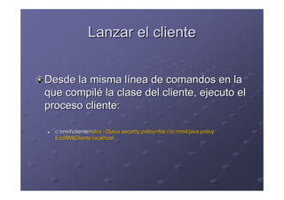 Ejemplo Java Rmi | PDF